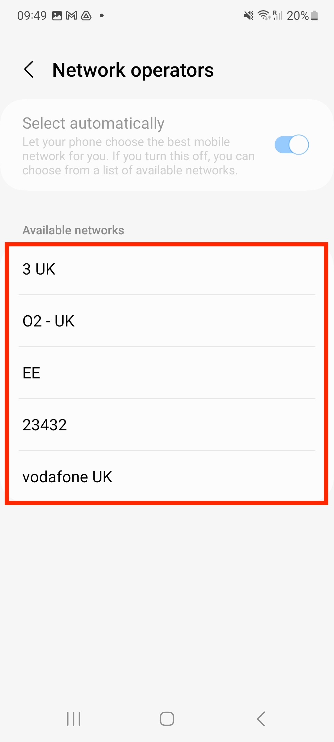 Manual Network Selection on Samsung Devices – eSIM Voyaz by Emtel