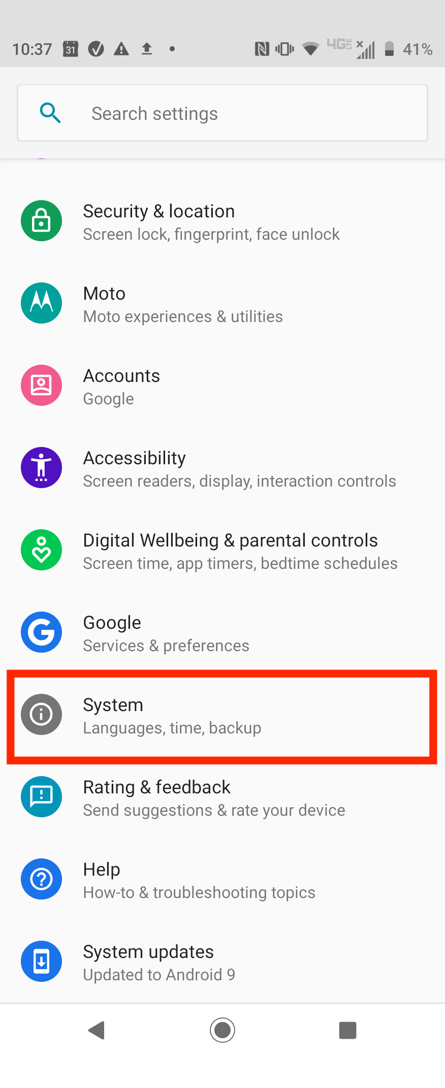 Identify Device Model on Motorola Razr Device – eSIM Voyaz by Emtel