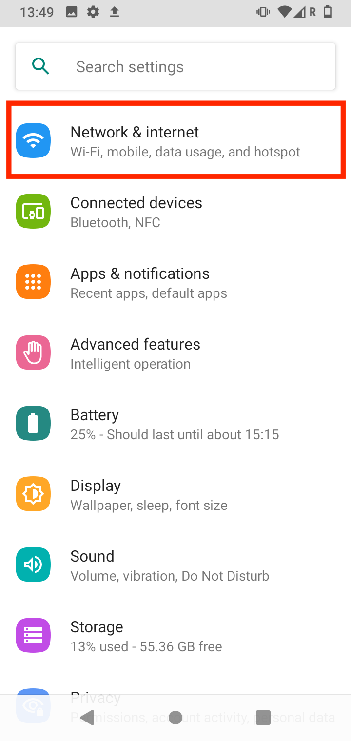 Manual Network Selection on Hammer Devices – eSIM Voyaz by Emtel