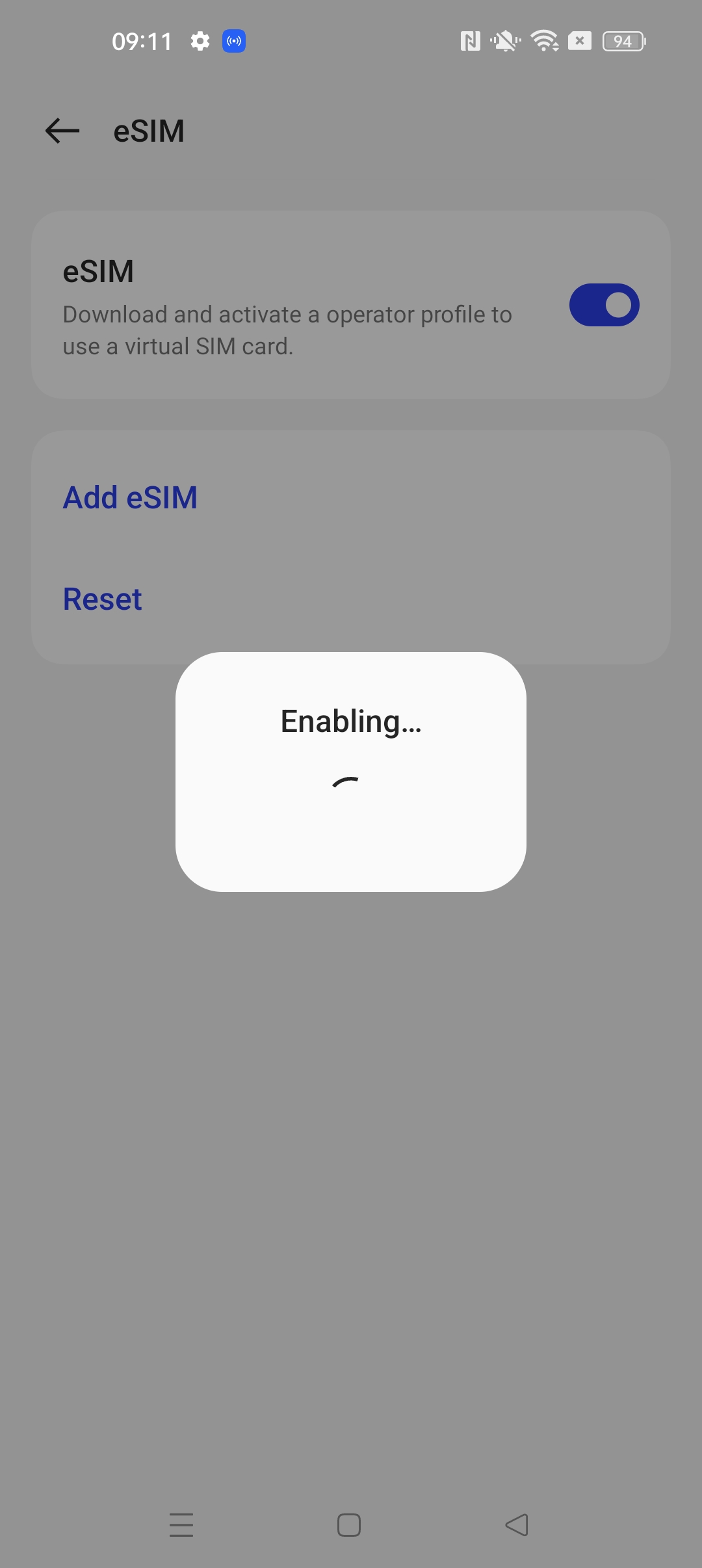 How to install an eSIM using a QR Code on Oppo Device – eSIM Voyaz by Emtel